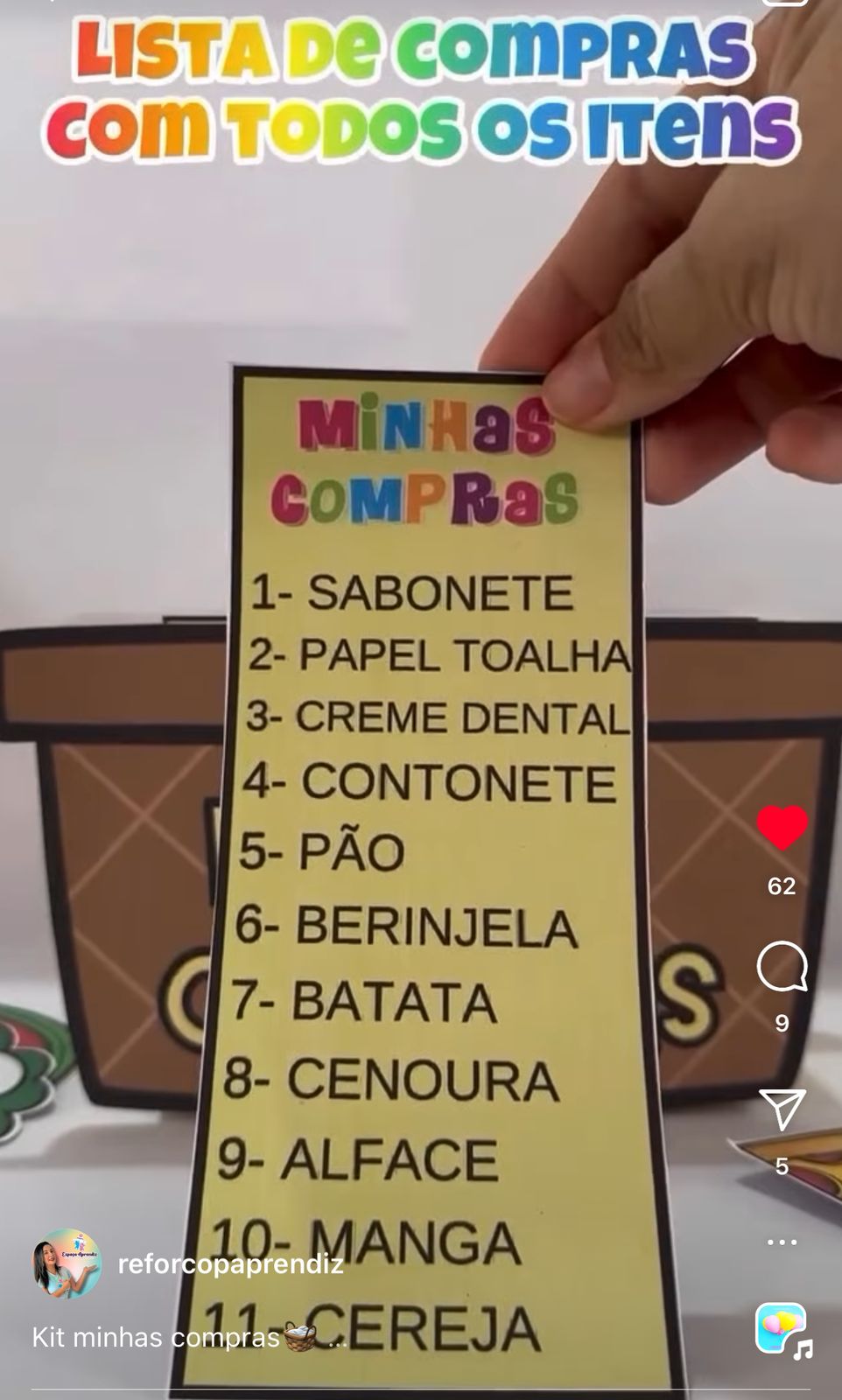 Minhas Compras – Lojinha Aprendiz – Recursos Pedagógicos que Facilitam o Ensino